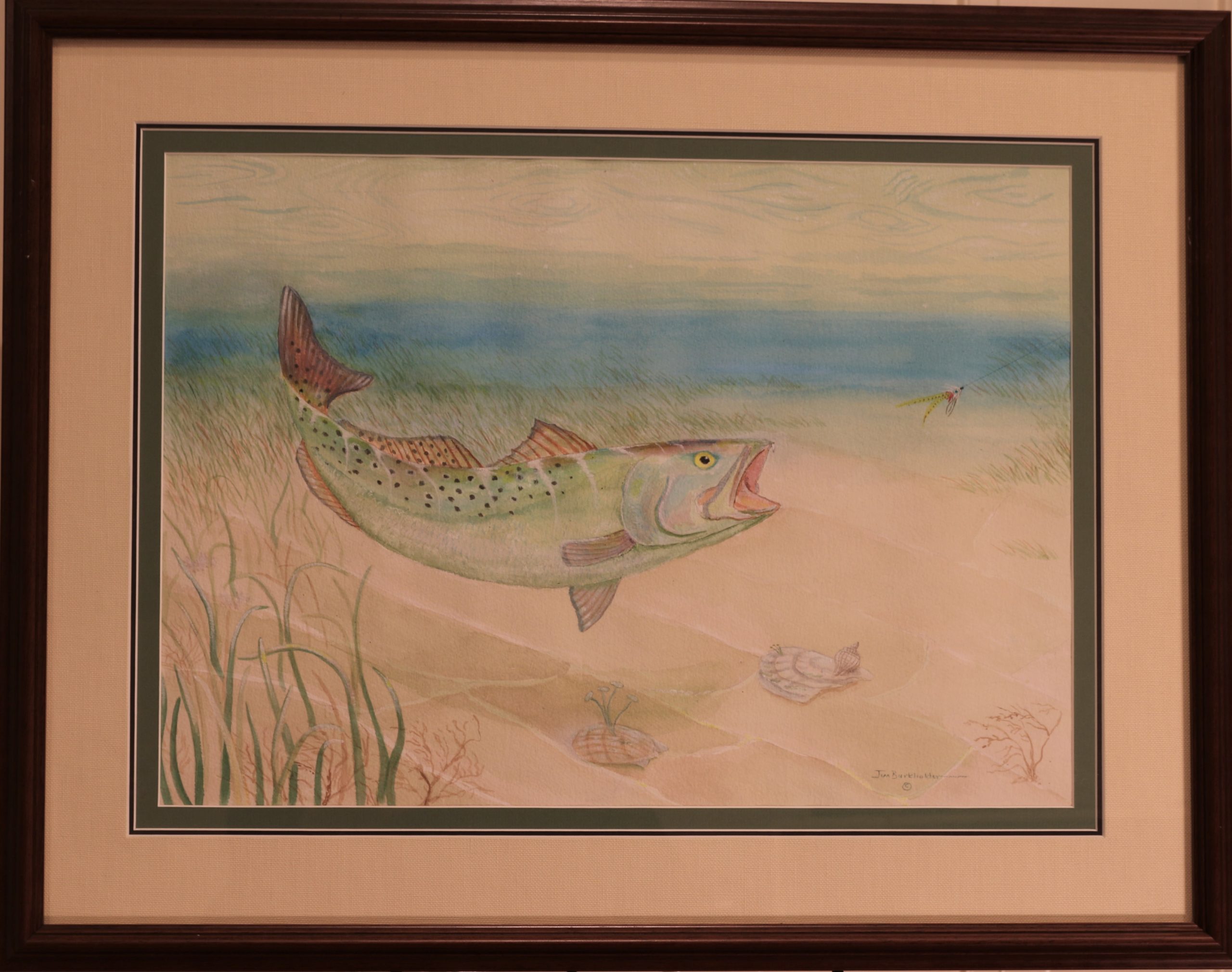 Trout Going for the Fly - Rock Arts City Gallery